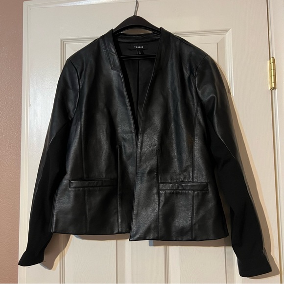 torrid | Jackets & Coats | Torrid Leather Blazer | Poshmark
